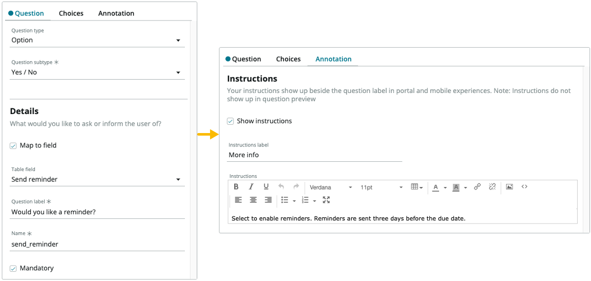 Exercise: Add Questions to the Catalog Item | ServiceNow Developers