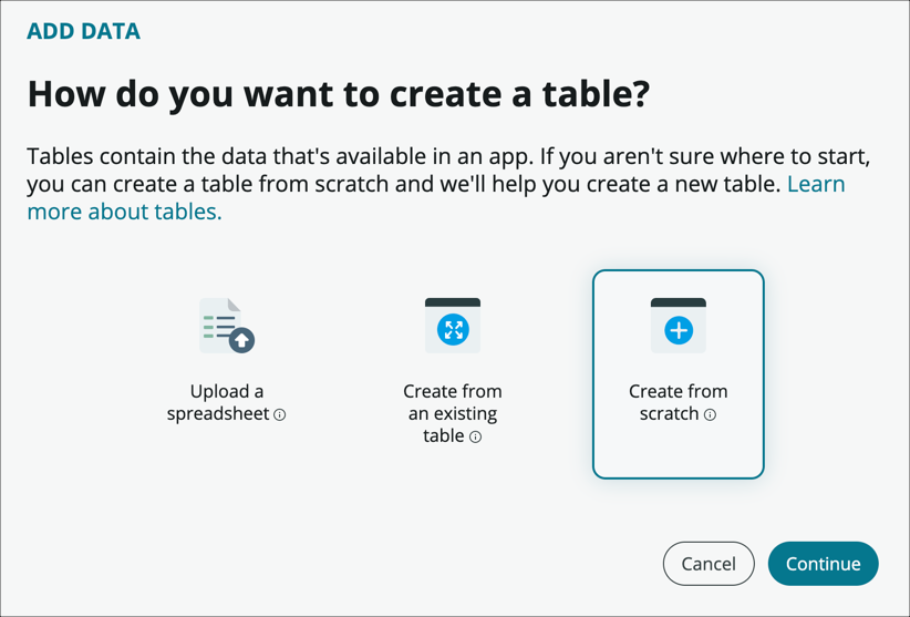 Creating a Table | ServiceNow Developers