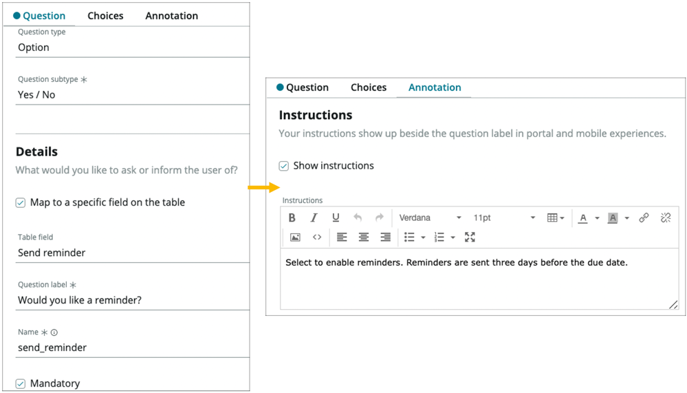 Exercise: Add Questions to the Catalog Item | ServiceNow Developers