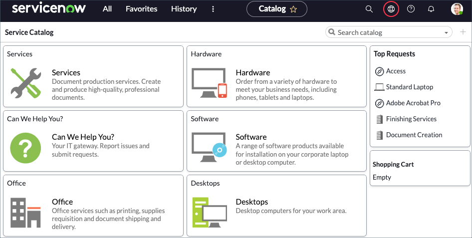 What is a Catalog Item? | ServiceNow Developers