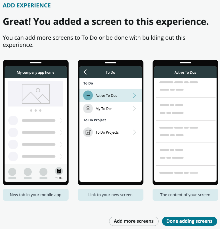 Exercise: Create and Use the To Do Mobile Experience | ServiceNow ...