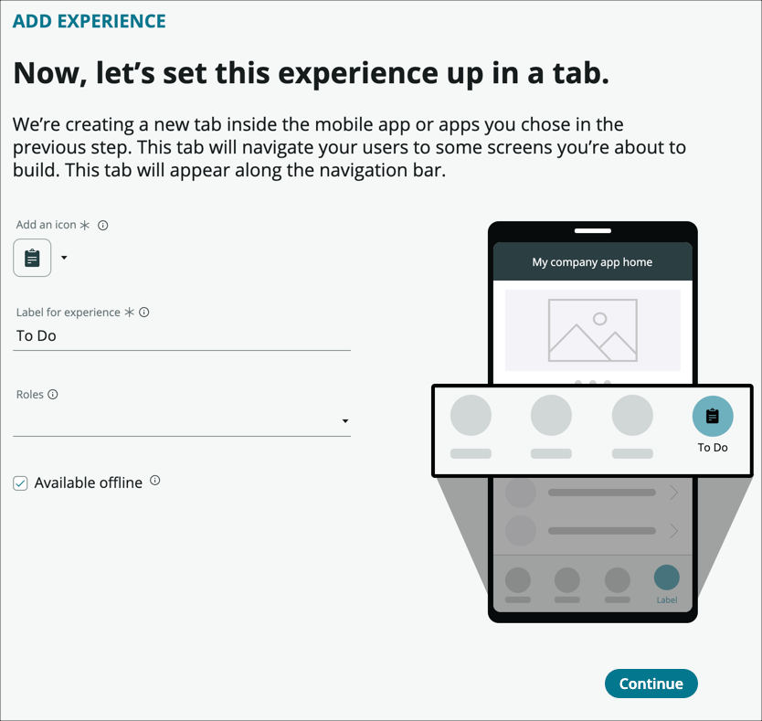 Exercise: Create and Use the To Do Mobile Experience | ServiceNow Developers