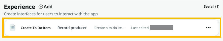 Exercise: Configure the Record Producer | ServiceNow Developers