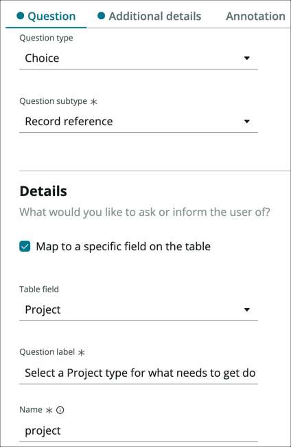 Exercise: Add Questions to the Record Producer | ServiceNow Developers