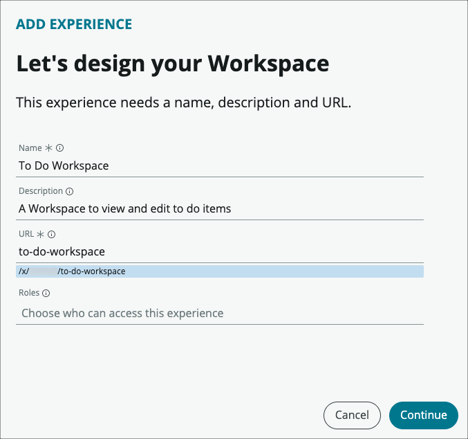 Exercise: Create a Workspace in App Engine Studio | ServiceNow Developers