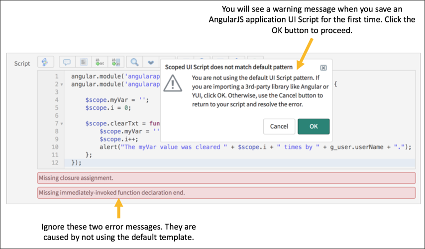 UI Scripts | ServiceNow Developers
