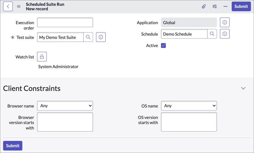 Create a Schedule | ServiceNow Developers