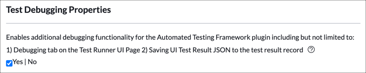 Debugging Tests | ServiceNow Developers