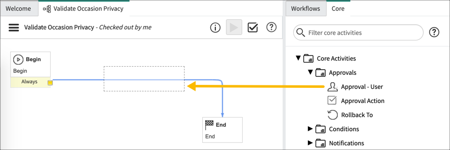 Adding Activities to a Workflow | ServiceNow Developers