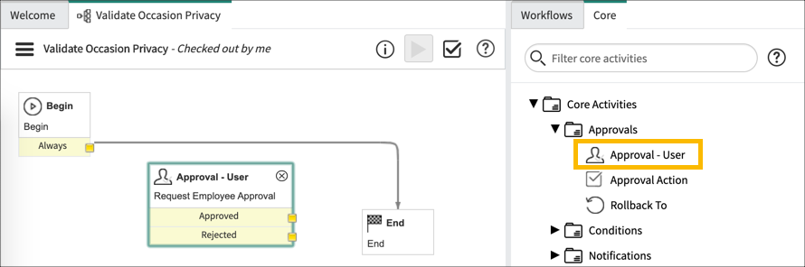 Adding Activities to a Workflow | ServiceNow Developers
