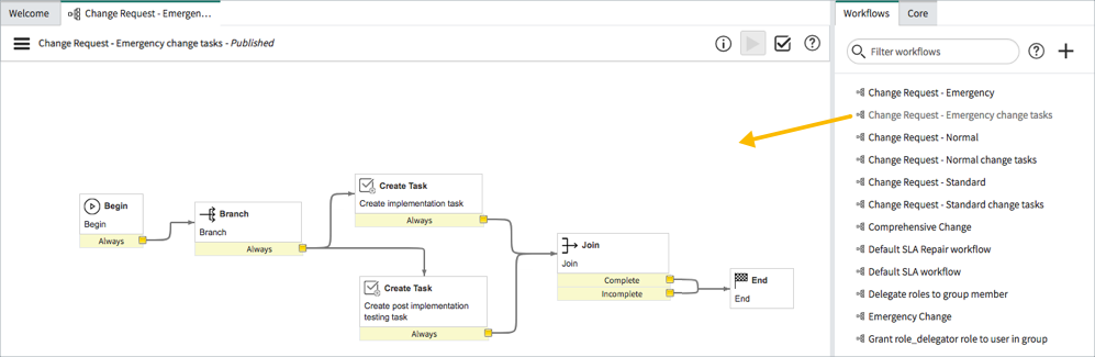 Opening Existing Workflow | ServiceNow Developers