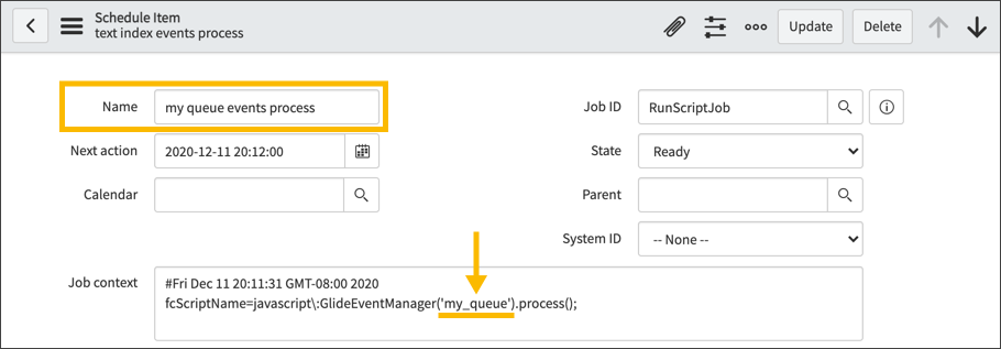 Using Custom Queues - Advanced Topic | ServiceNow Developers