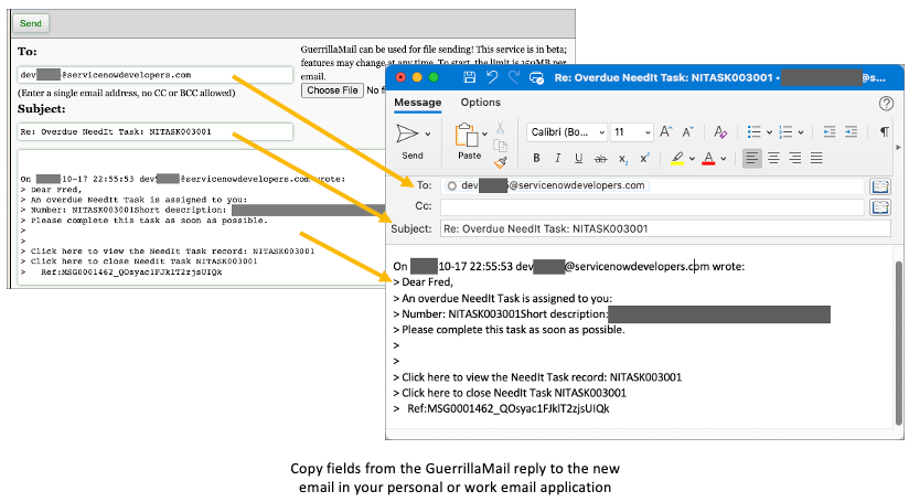 Exercise: Create Inbound Email Action | ServiceNow Developers