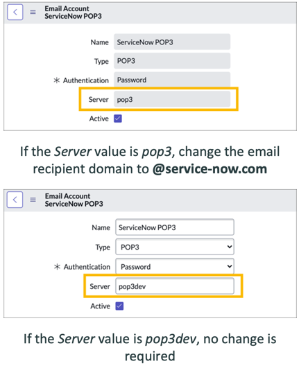 Exercise: Create Inbound Email Action | ServiceNow Developers