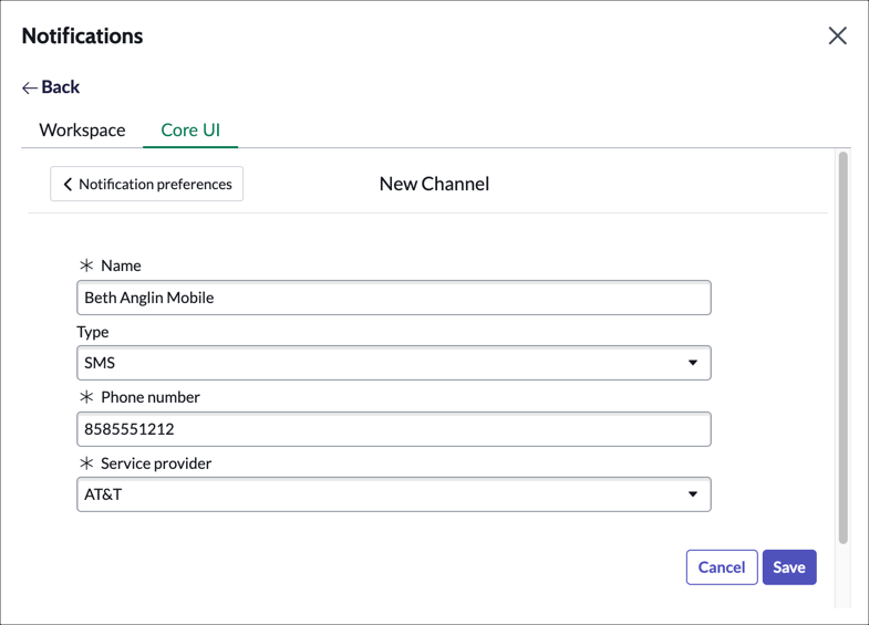 User Notification Settings | ServiceNow Developers