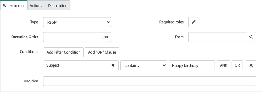 Creating Inbound Email Actions | ServiceNow Developers