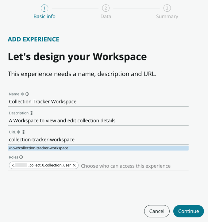 Exercise: Create a Workspace | ServiceNow Developers
