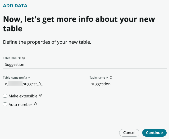 Creating a Table | ServiceNow Developers