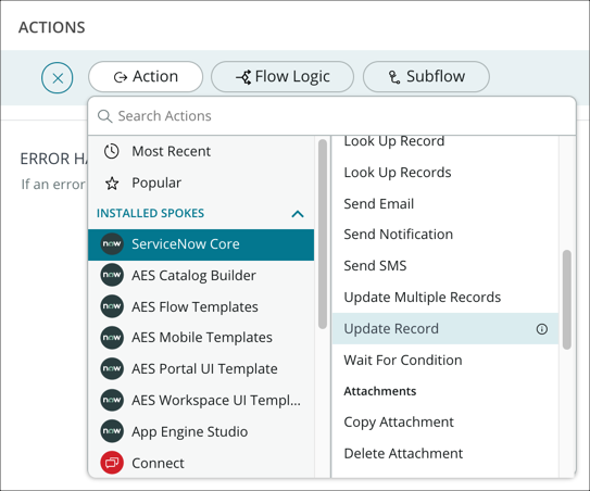 Exercise: Create and Configure a Flow | ServiceNow Developers
