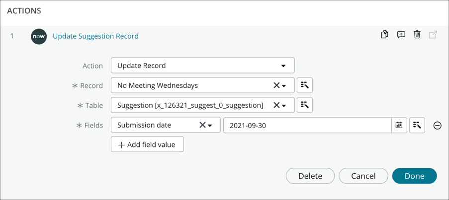 Actions | ServiceNow Developers