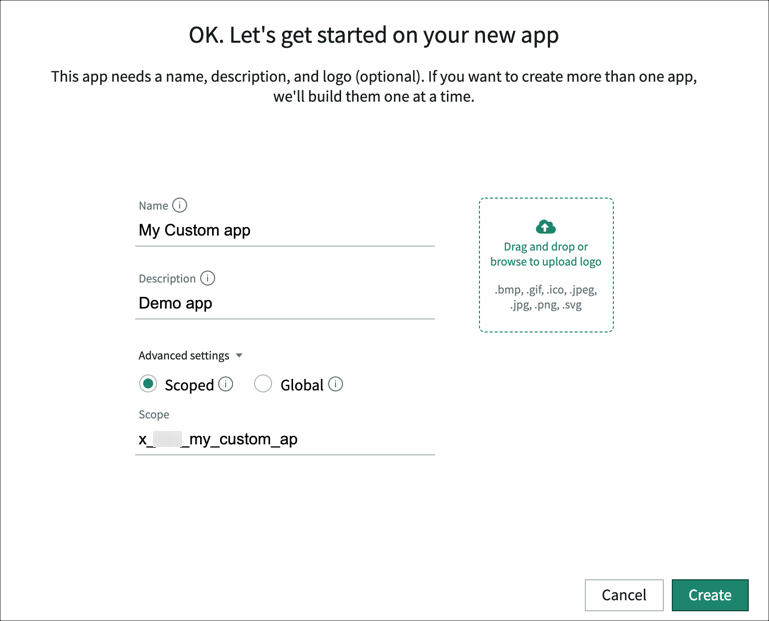 Guided App Creator General Info Pane ServiceNow Developers Guided App Creator General Info Pane ServiceNow Developers