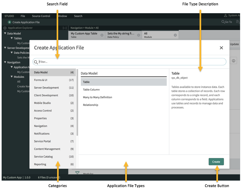 Adding a File to an Application | ServiceNow Developers