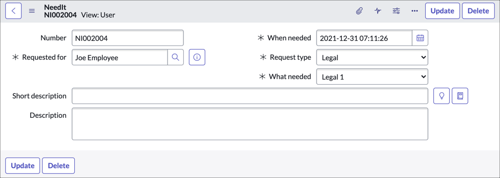 Exercise: Sections and Views | ServiceNow Developers