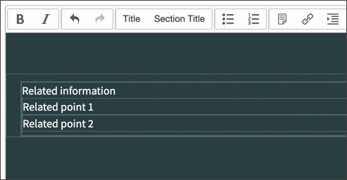 Notes, Related Information, and Tables | ServiceNow Developers