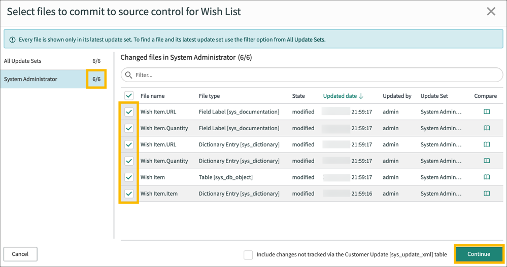 Exercise: Commit Changes | ServiceNow Developers