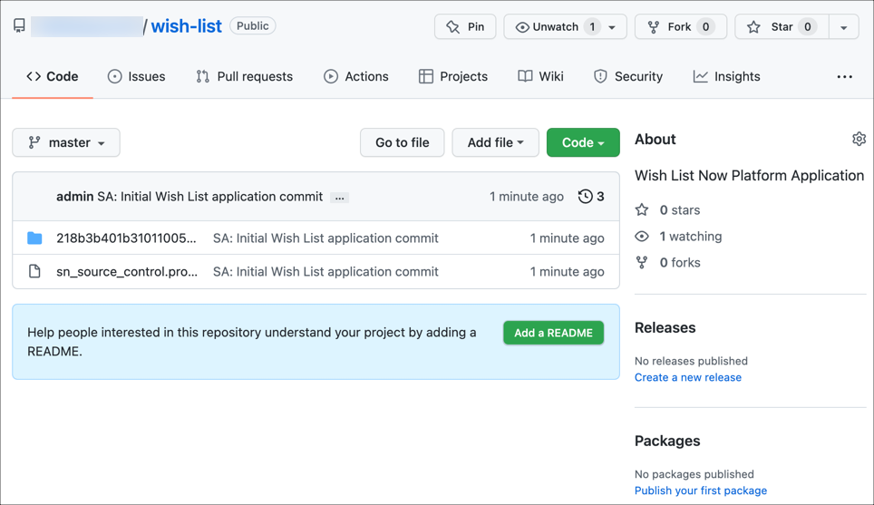Exercise: Create and Link a Repository | ServiceNow Developers