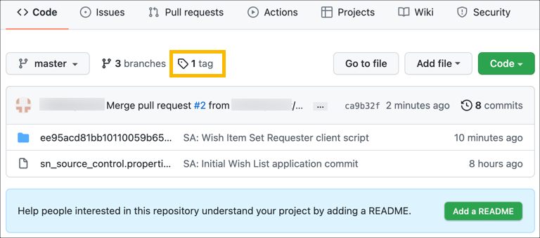 Exercise: Create a Tag | ServiceNow Developers