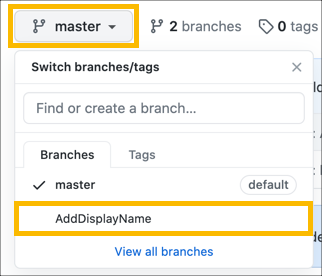 Exercise: Create a Branch | ServiceNow Developers