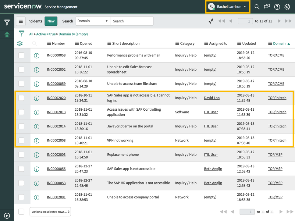 ServiceNow Developers