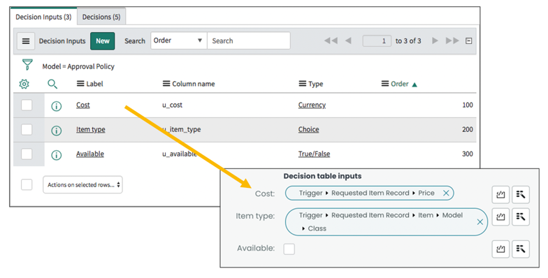 Creating Decision and Answer Tables | ServiceNow Developers
