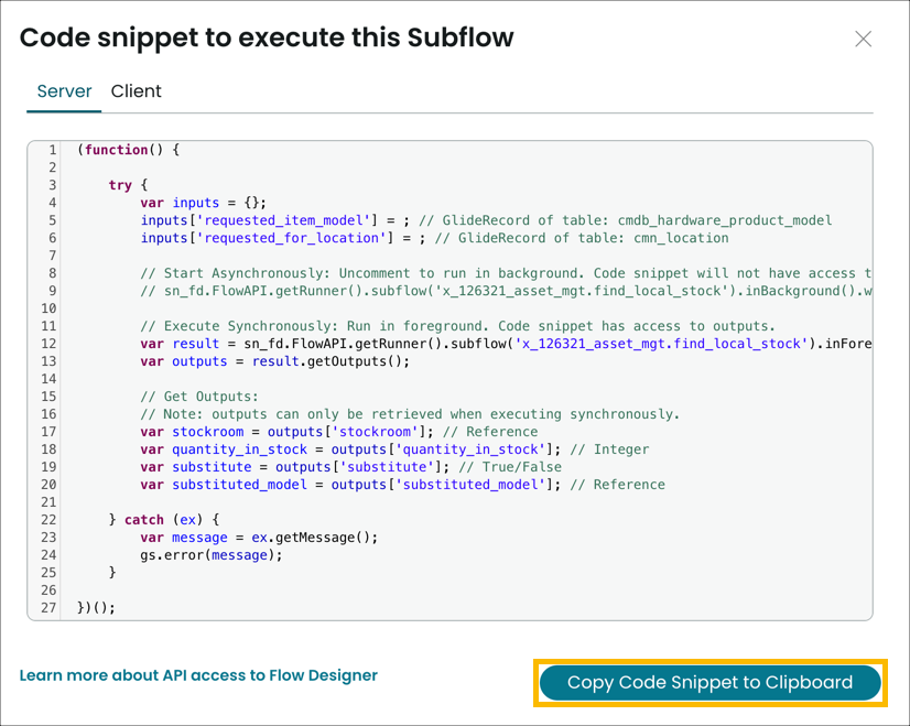 Scripting with Flows, Subflows, and Actions | ServiceNow Developers