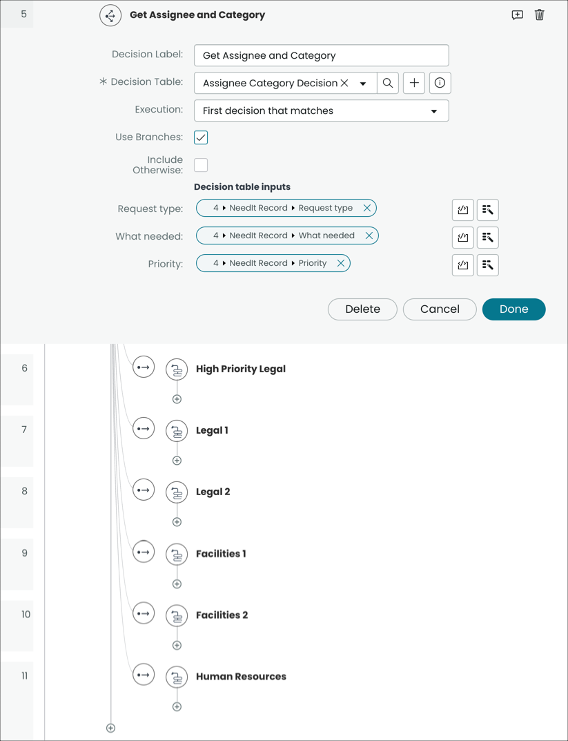 Exercise: Make a Decision | ServiceNow Developers