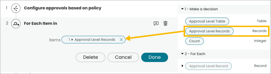 Adding Make a Decision Branches | ServiceNow Developers