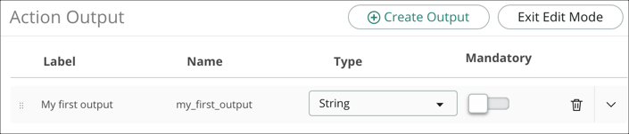 Adding Action Outputs | ServiceNow Developers