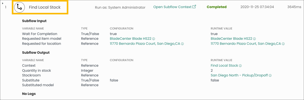 Using Subflows | ServiceNow Developers