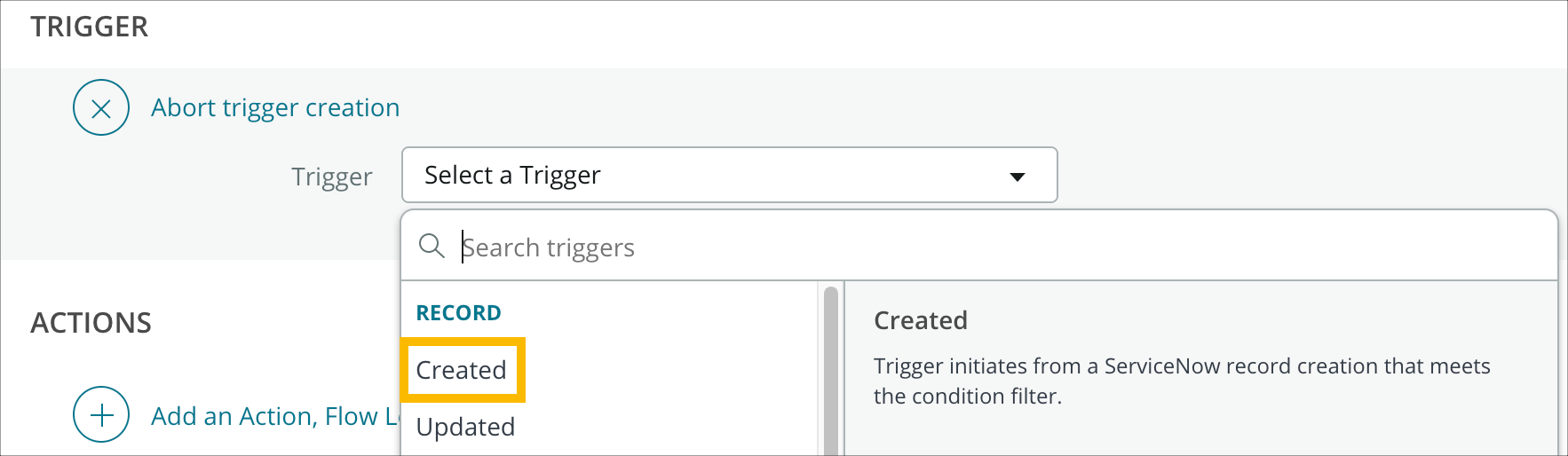 Exercise: Create a Flow | ServiceNow Developers