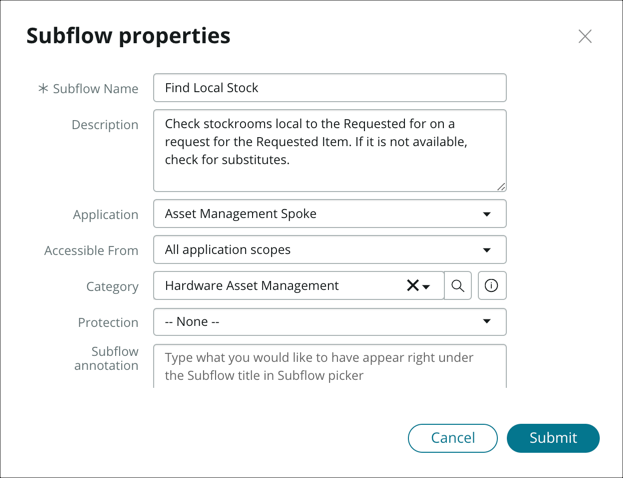 Creating Subflows | ServiceNow Developers