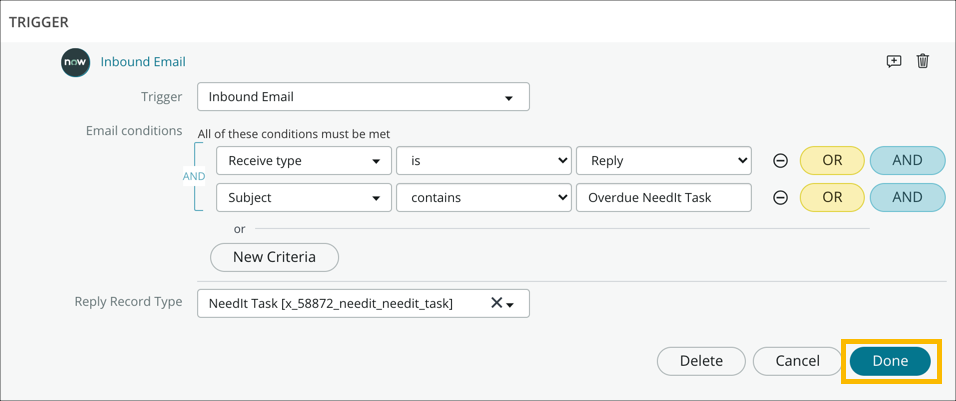 Exercise: Create Inbound Email Flow | ServiceNow Developers