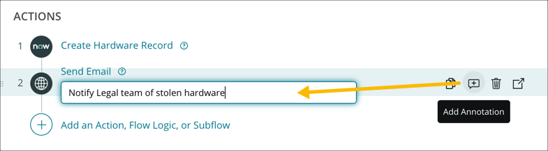 Adding Actions to a Flow | ServiceNow Developers
