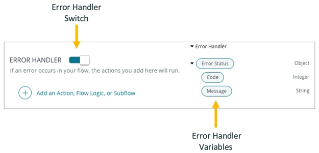 Using Error Handler | ServiceNow Developers