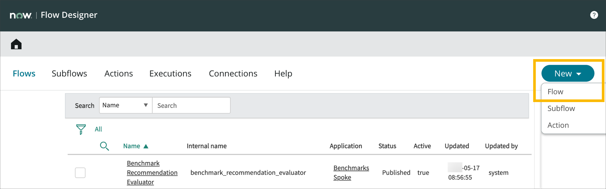 Creating Flows | ServiceNow Developers