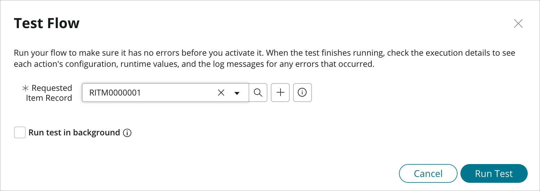 Testing Flows | ServiceNow Developers