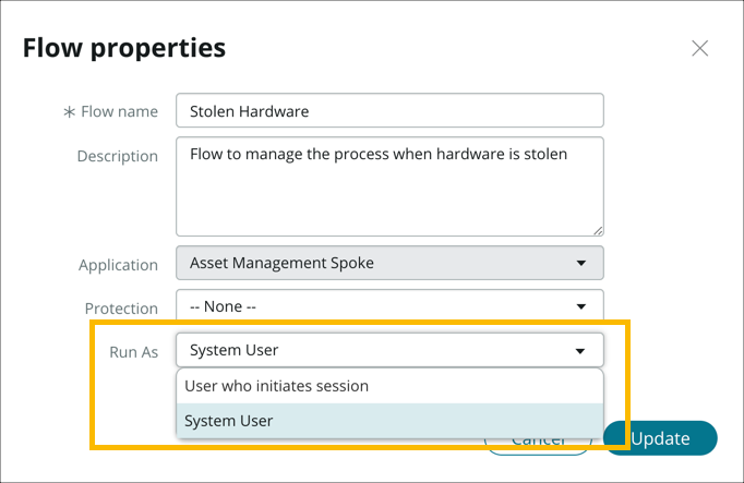 Running Flows with Alternate Permissions | ServiceNow Developers