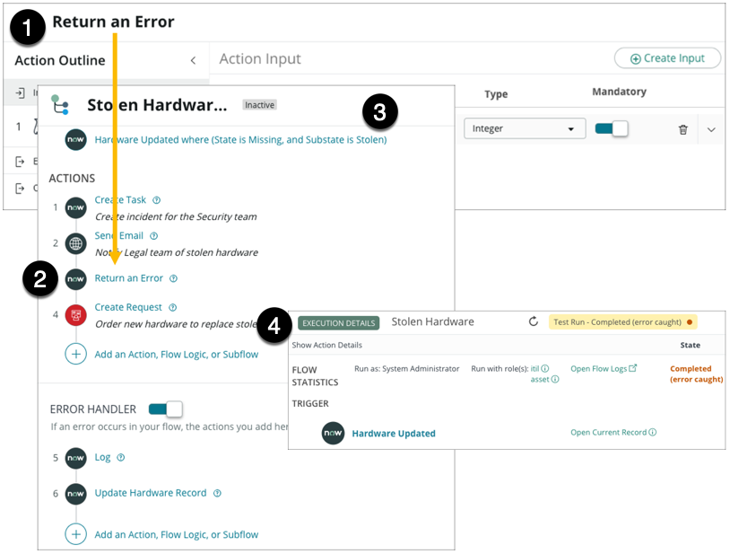 Using Error Handler | ServiceNow Developers