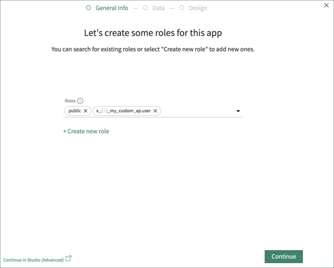 Guided App Creator - General Info Pane | ServiceNow Developers