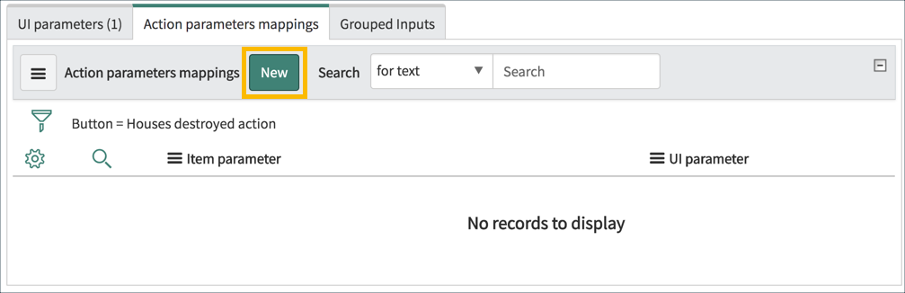 UI Parameters and Action Parameters Mappings | ServiceNow Developers